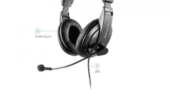 Headset Giant Preto PH049 Multilaser